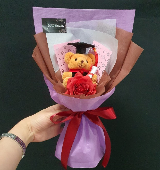 Graduation Artificial Flower Bouquet & Gifts – Madera SG